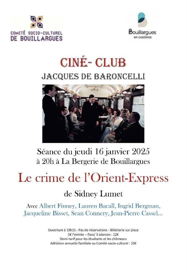 Ciné-Club : Le crime de l'Orient Express de Sydney Lumet à l’affiche le ...